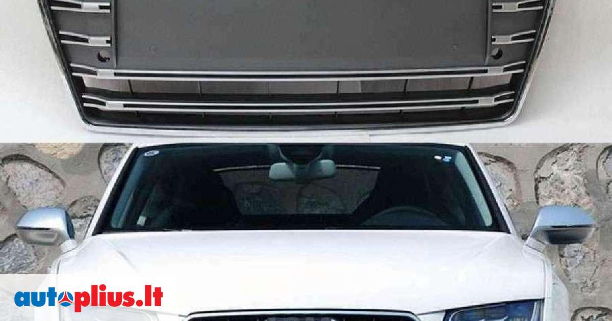 Audi A7 dalimis. Audi s7 antgaliai su pp plastiko difuzoriumi tinka i ...