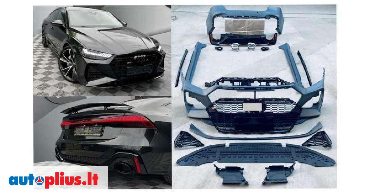Audi A7 for parts. Rs7 c8 audi komplektas juoda a7 sudeta butent situ p ...