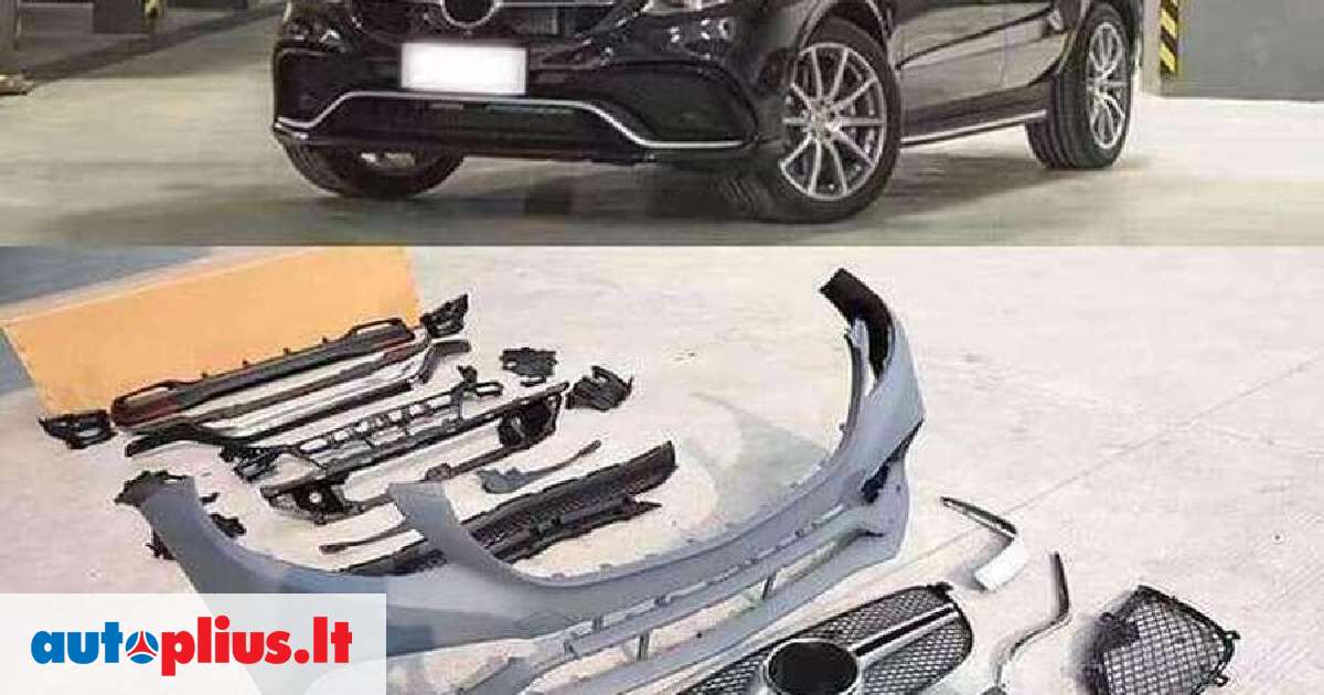 Mercedes-Benz GLE klasė Gle 63 bamperio ir difuzoriaus komplektas ...