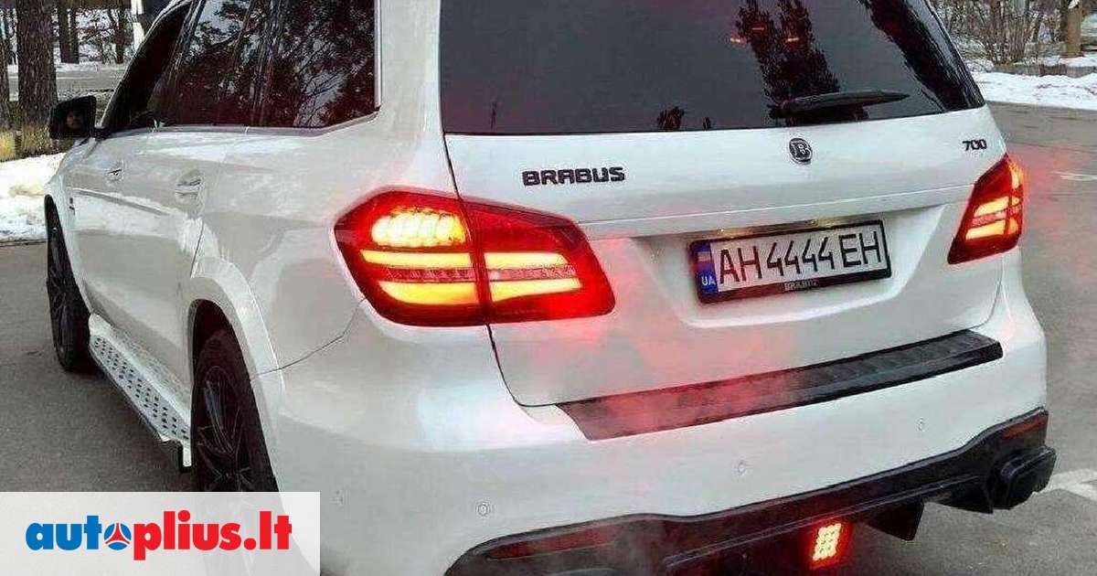 Mercedes-Benz GLS klasė for parts. Brabus gls 63 w166 modelio išmetimo ...