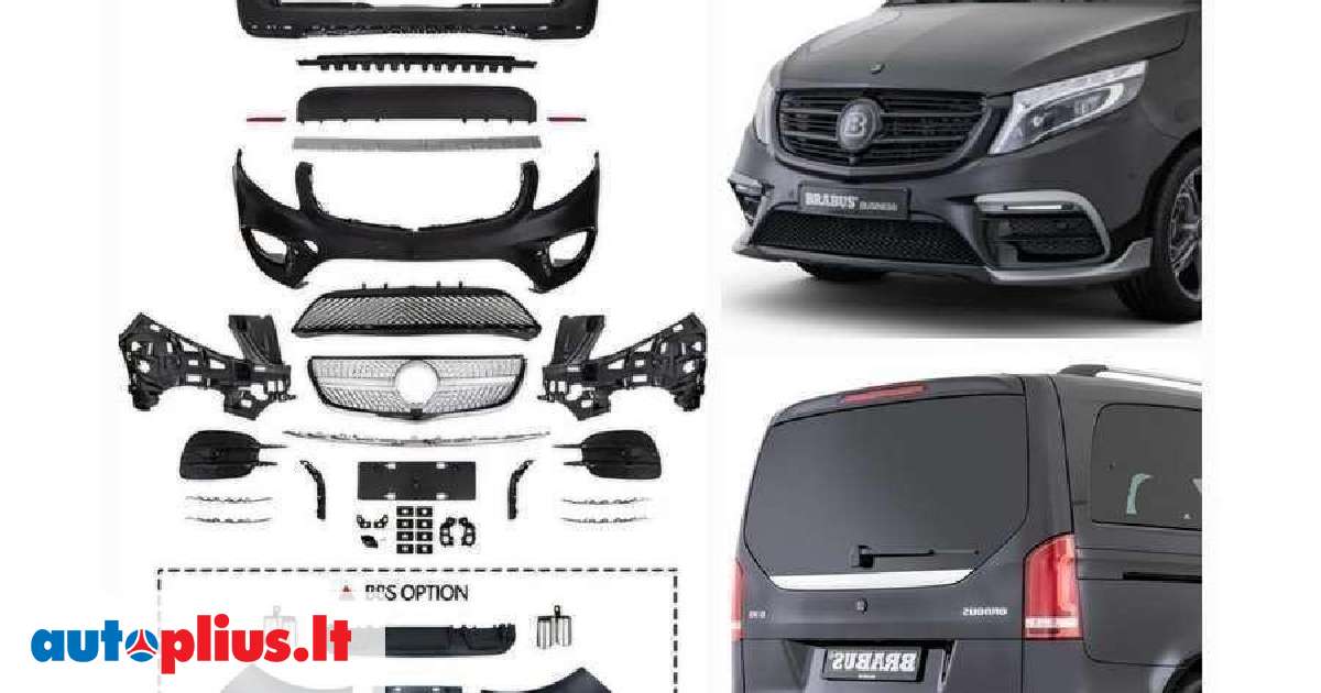 Mercedes-Benz V klasė rezerves daļās. Brabus look isvaizdos w447 ...