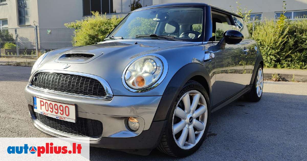 Mini Cooper S, 1.6 l., kupė (coupe) 2008-01 m., | A31194512