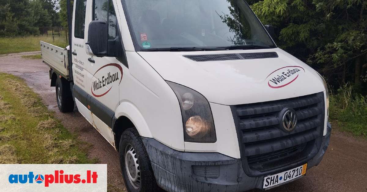 Volkswagen Crafter, dviguba kabina 2010-08 m., | A31194956