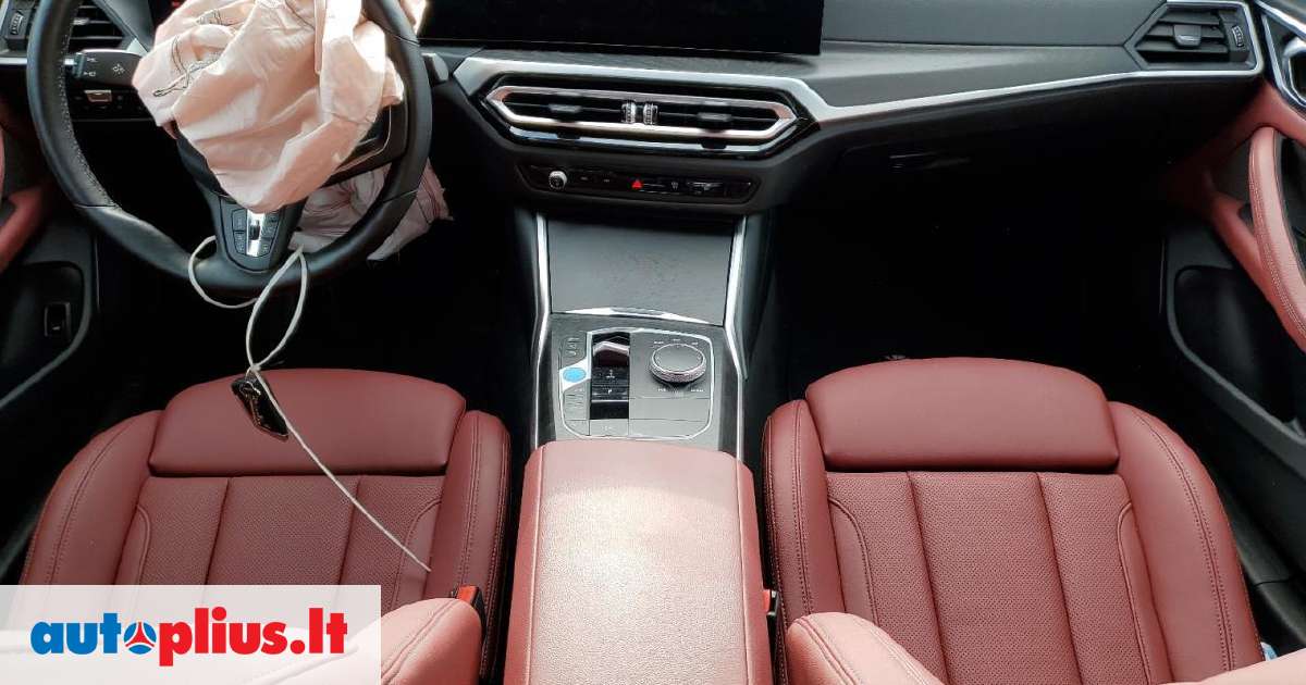 BMW i4 Bmw i4 2023 metų usa modelis 8k mylių rida baterija inver 2023 m ...
