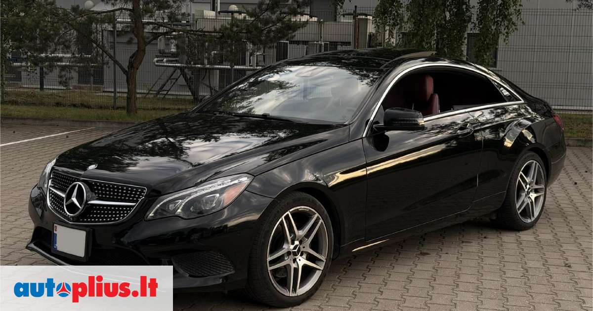 Mercedes-Benz E400, 3.0 l., kupė (coupe) 2015-07 m., | A31201358