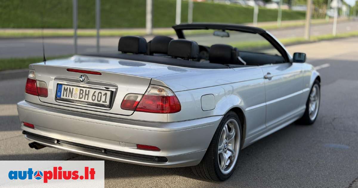 BMW 320, 2.2 l., kabrioletas 2002-09 m., | A31201686