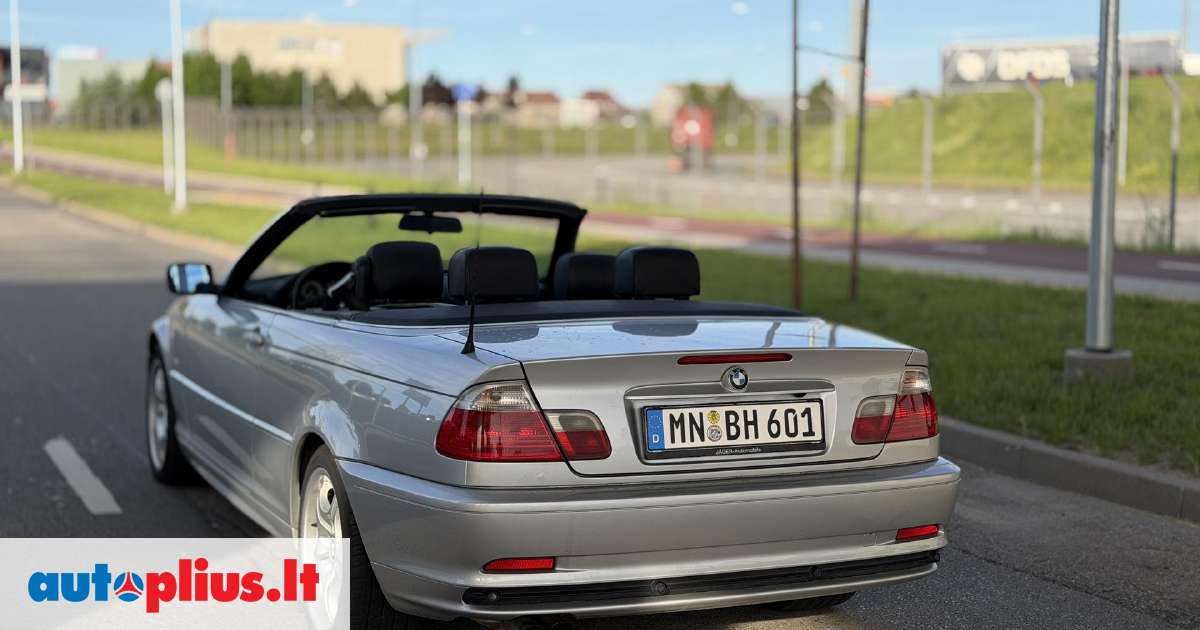 BMW 320, 2.2 l., kabrioletas 2002-09 m., | A31201686