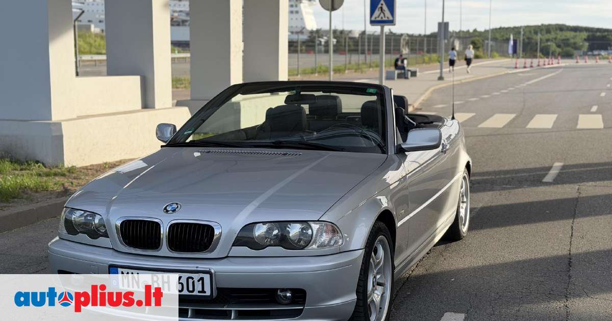 BMW 320, 2.2 l., kabrioletas 2002-09 m., | A31201686
