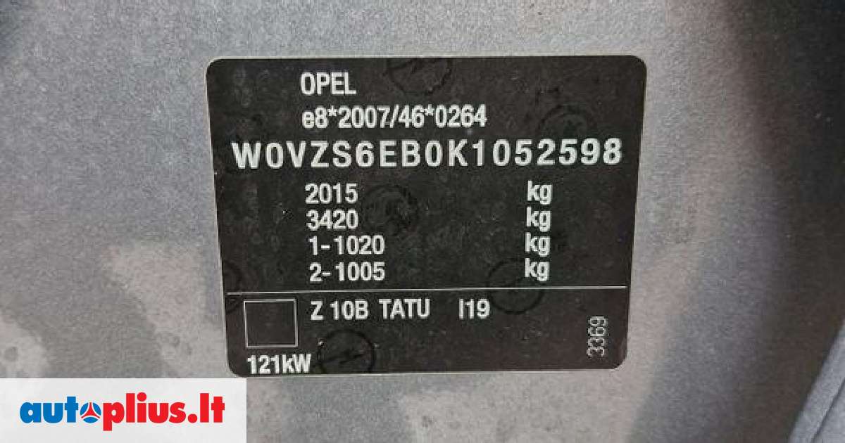 Opel Insignia 2019-06 m., | A31213090