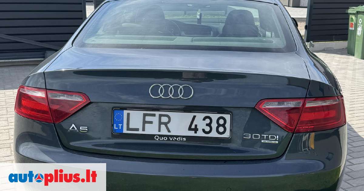 Audi A5, 3.0 l., kupė (coupe) 2007-06 m., | A31213506