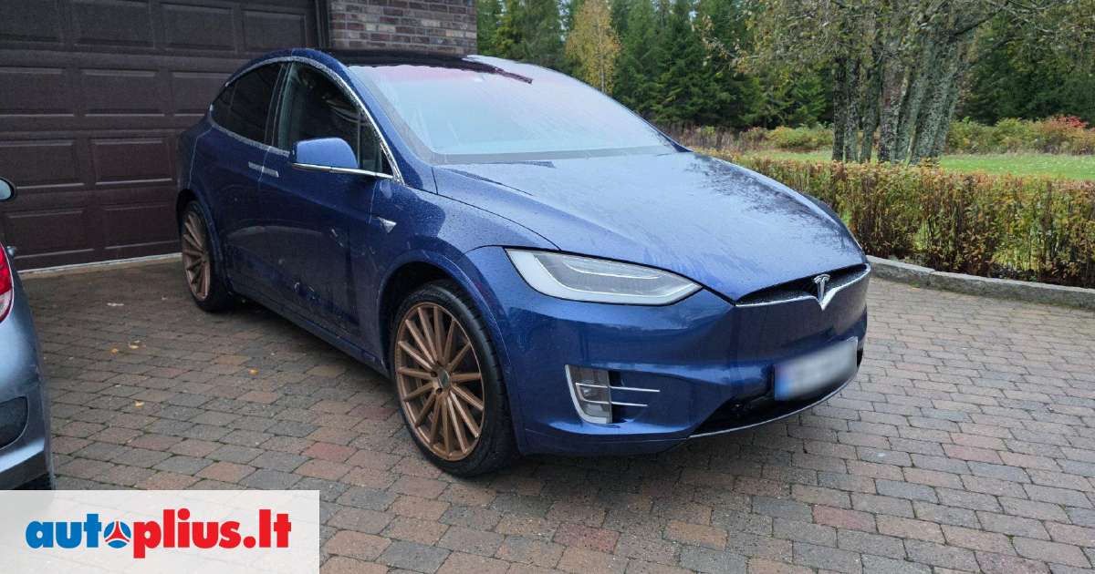Tesla Model X, 90 kWh, visureigis / krosoveris 2017-04 m., | A31214212