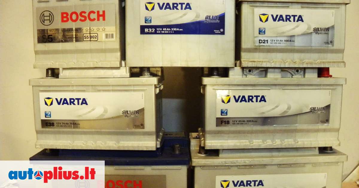 Naudoti akumuliatoriai | A6392965