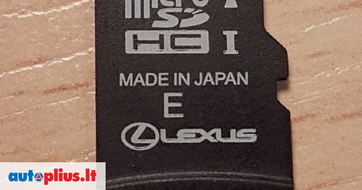 Lexus RX klasė Lexus premium navigation microsd card 2024 2025 europa ...