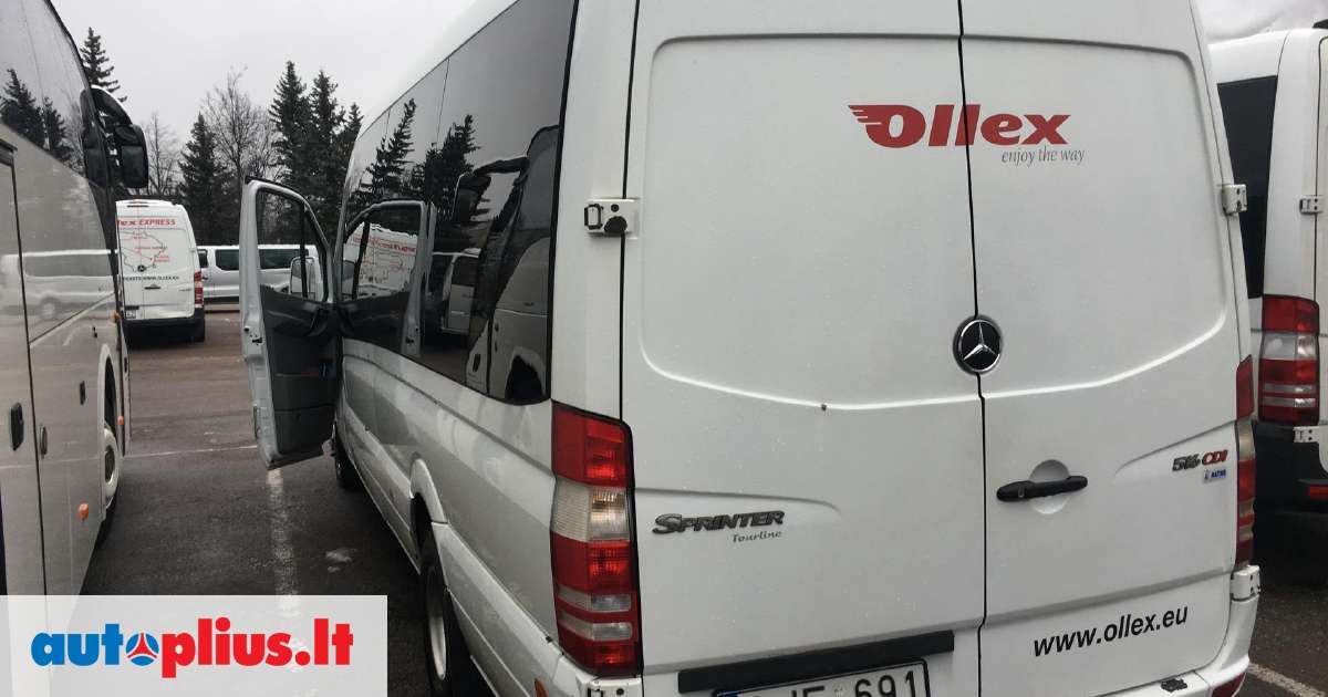 Mercedes-Benz Sprinter 516 Altas, keleivinis mikroautobusas 2013-03 m ...