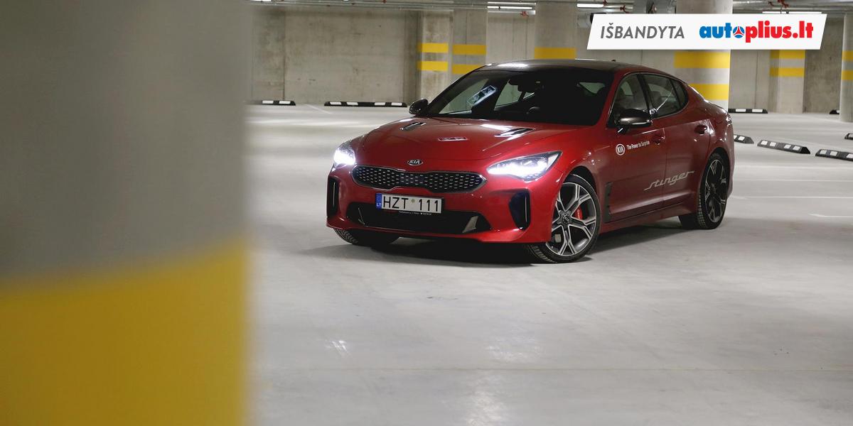 Aukščiausių balų verta pažanga – GT klasės naujokas „KIA Stinger ...